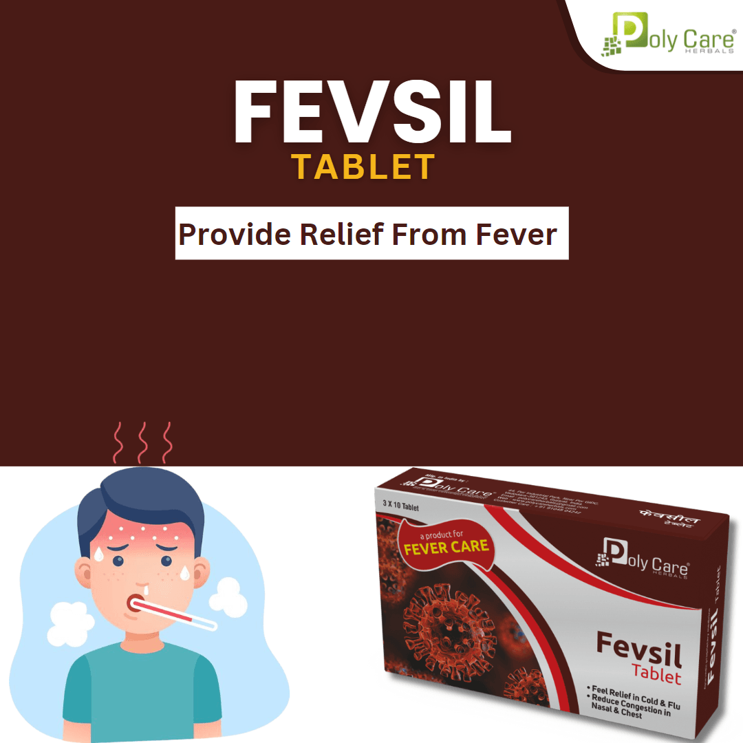 Ayurvedic herbal fever care medicine - fevsil Tablet